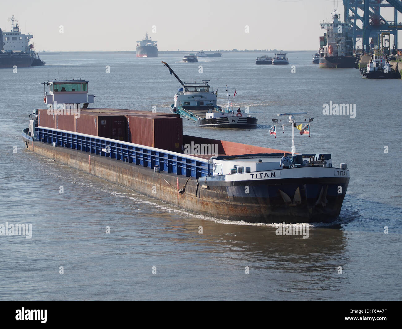 Titan container ship hi-res stock photography and images - Alamy