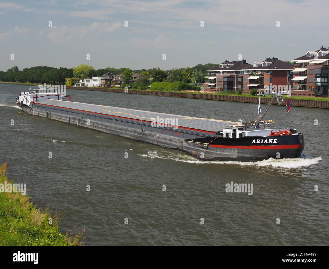 Ariane is a container ship and oil tanker operating on the Amsterdam ...