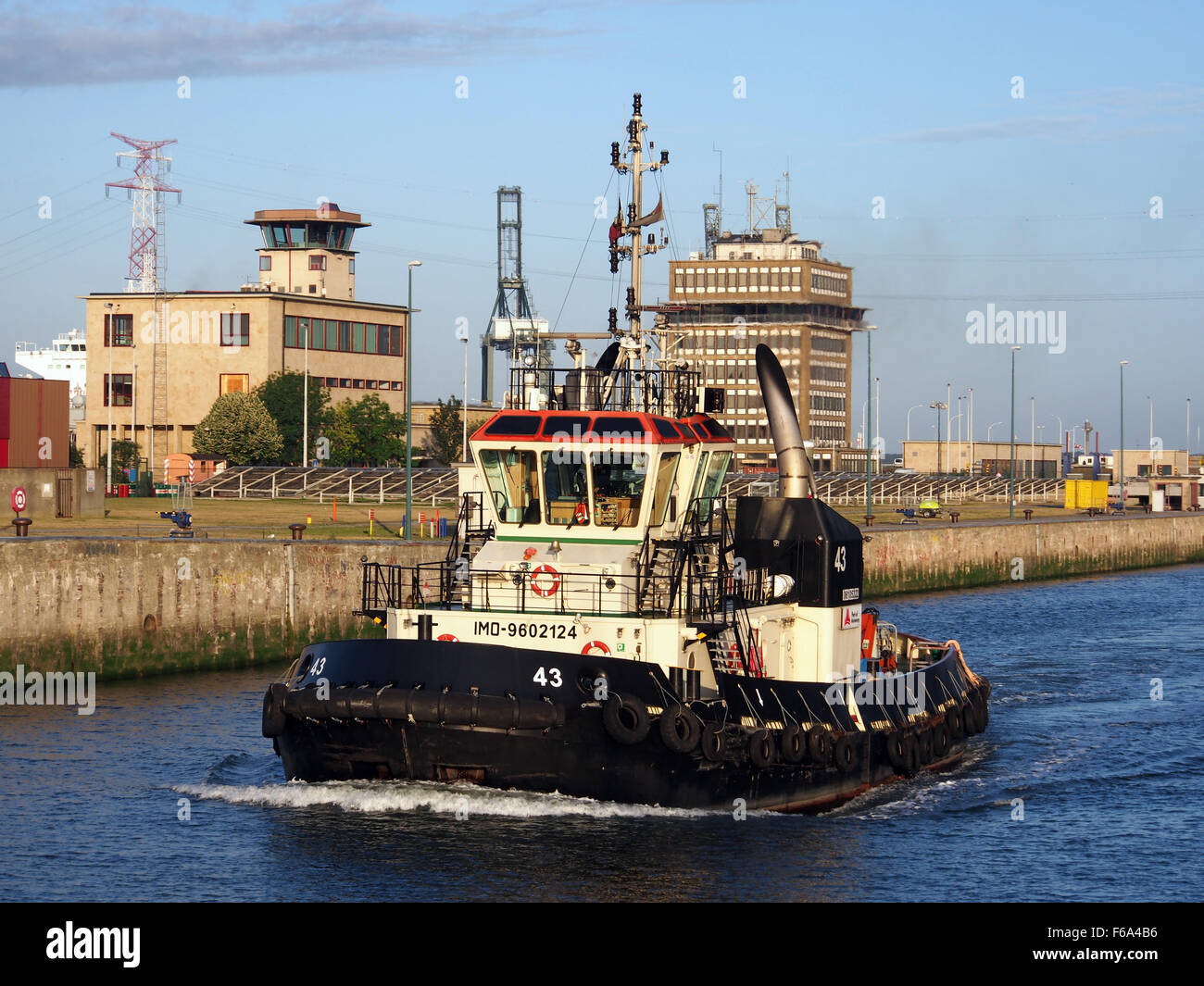 Tug 43, with IMO number 9602124 and ENI 06105322, is a tugboat ...