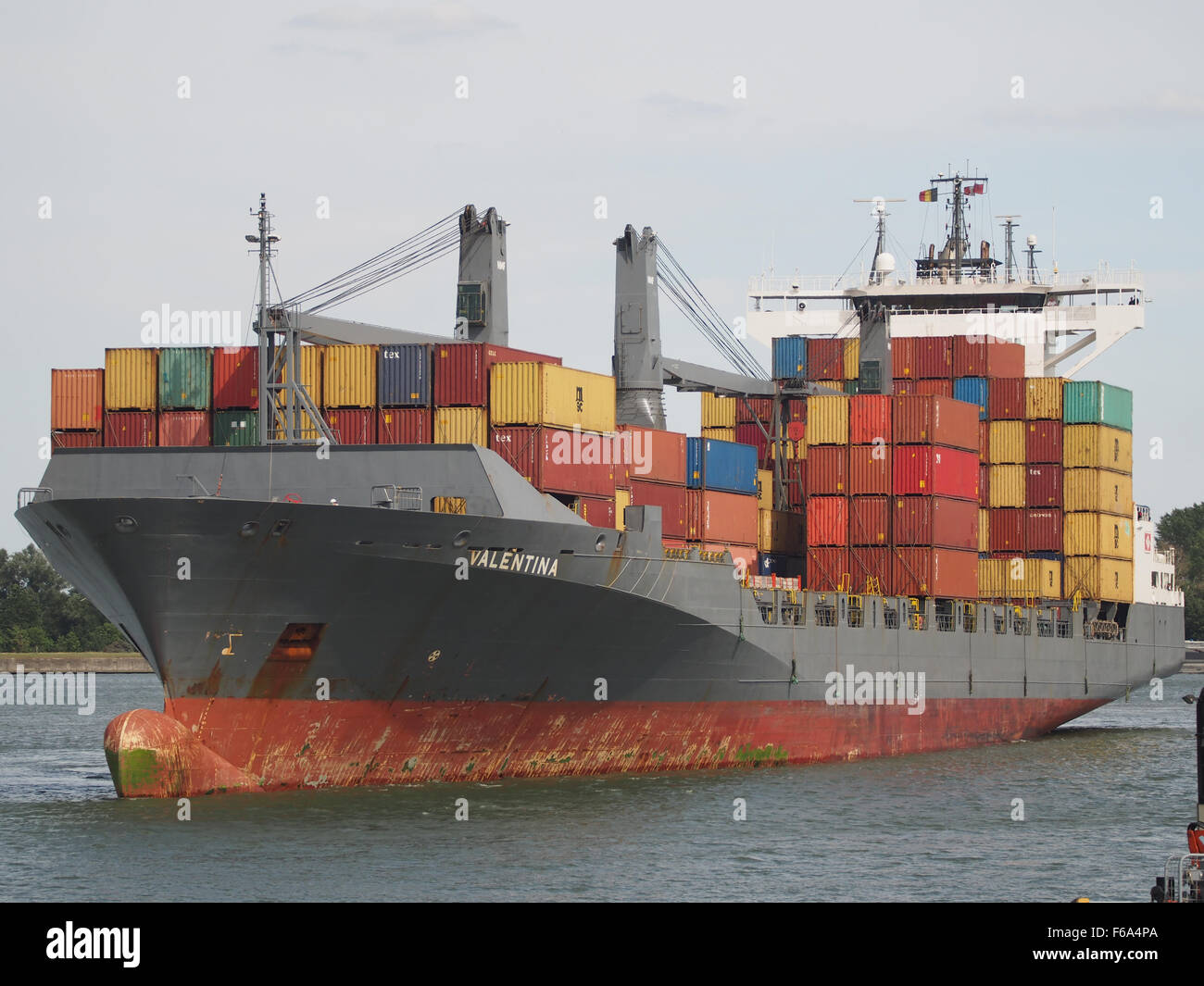 Valentina, identified by IMO 9344722, operates in the Port of Antwerp ...