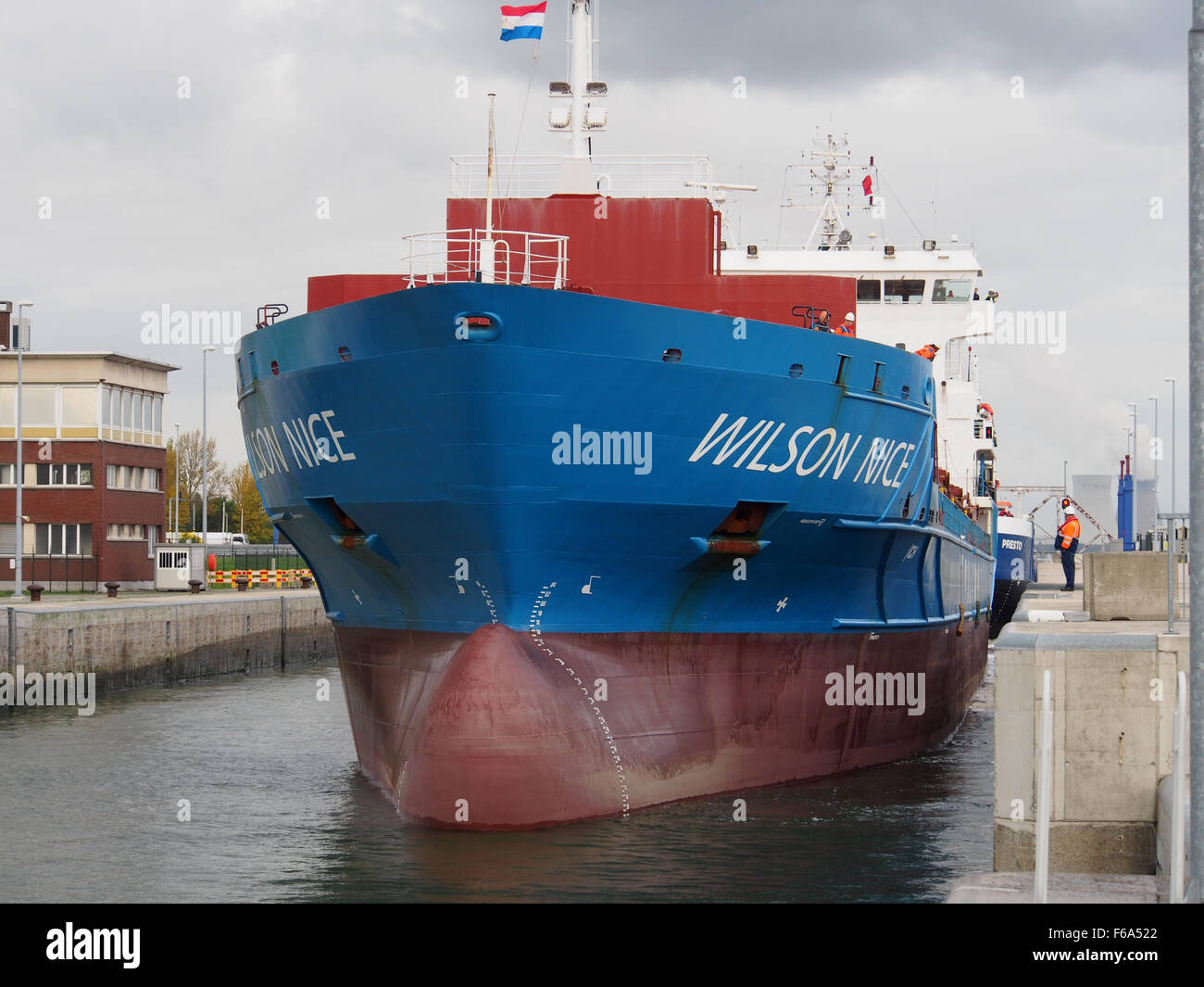 The Wilson Nice, a 2010-built container ship with IMO 9430959, is ...