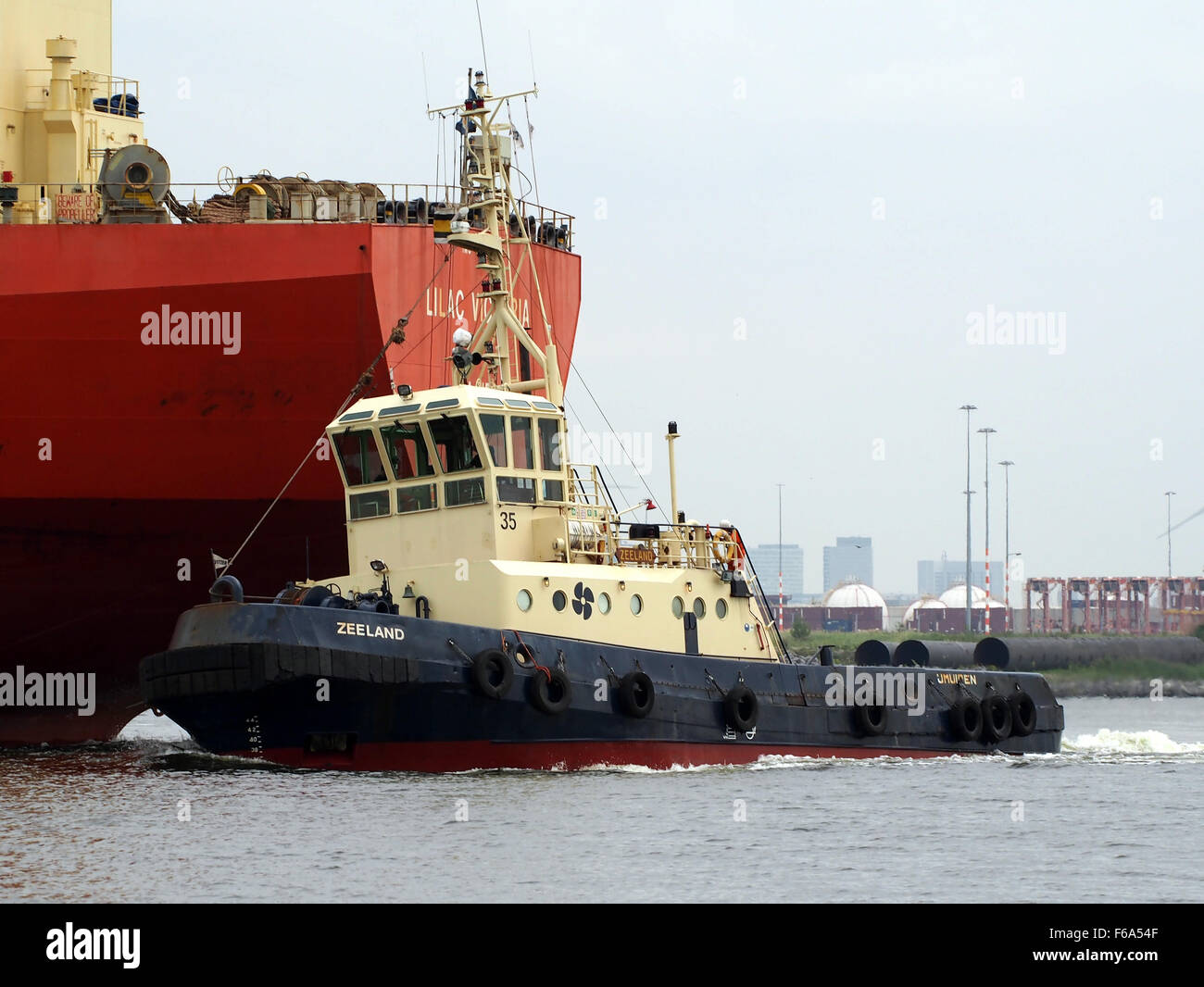 Zeeland (IMO 8117483) and Lilac Victoria (IMO 9589815) operate at ...