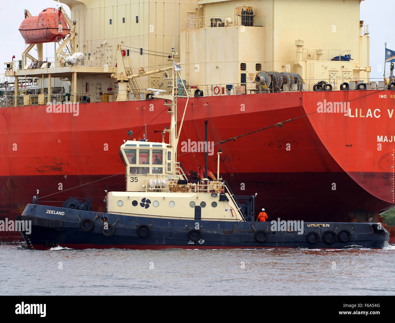 Zeeland and Lilac Victoria are container ships docked at Afrikahaven in ...
