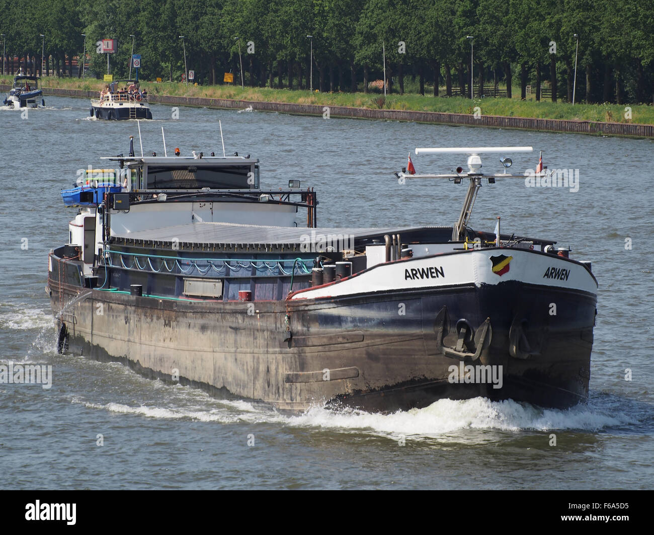 The Arwen, a 1964-built vessel, operates as a container ship and oil ...