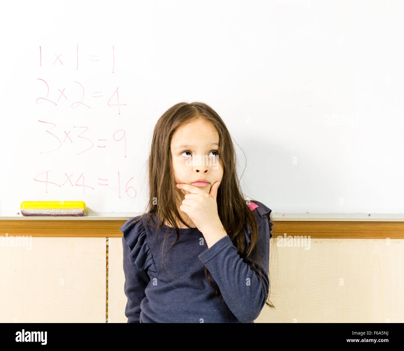 Child whiteboard math hi-res stock photography and images - Alamy