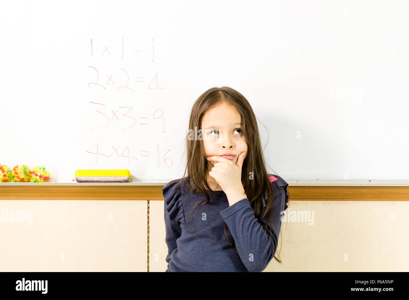 Child whiteboard math hi-res stock photography and images - Alamy
