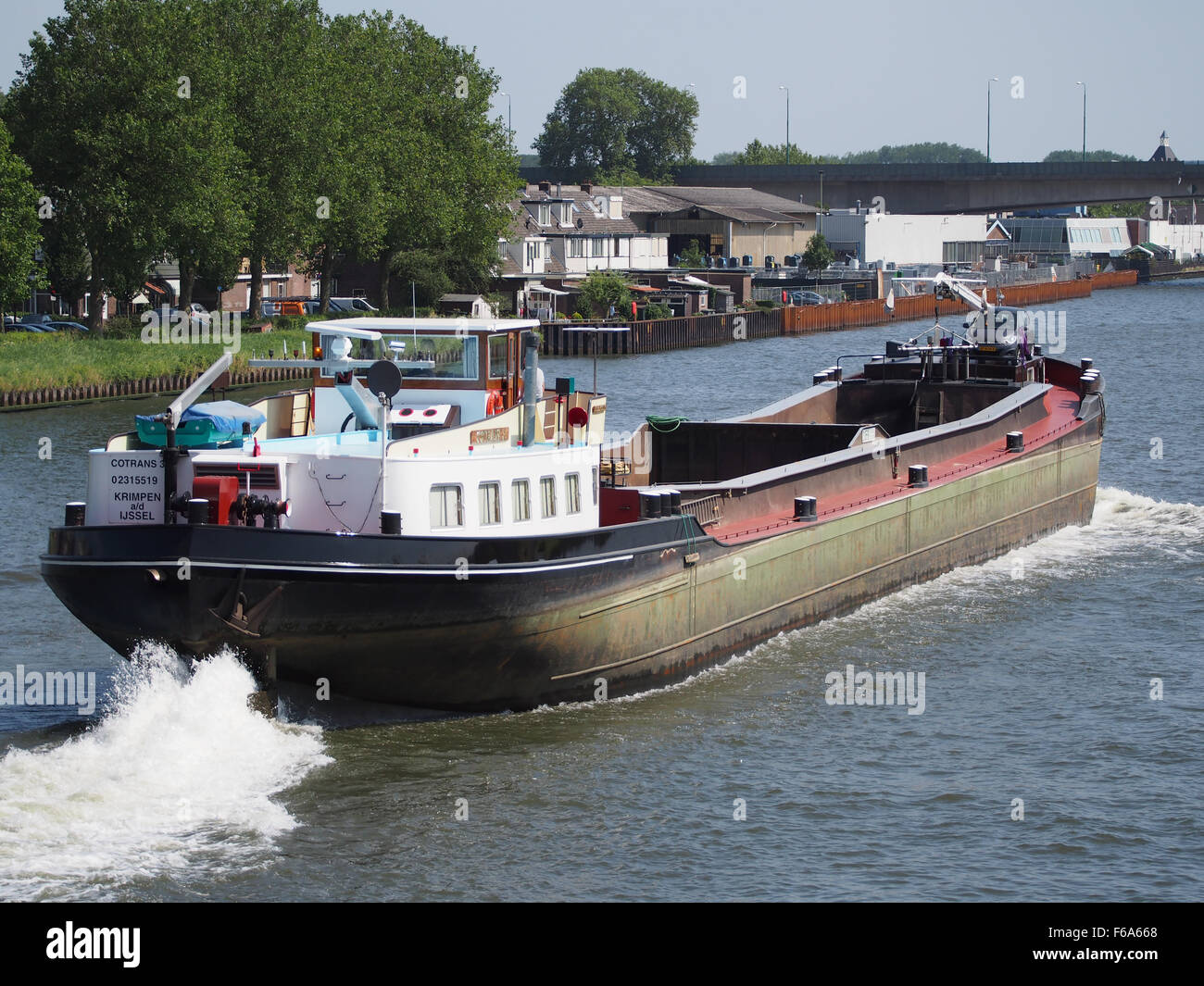 A photograph of the Cotrans 3, a container ship operating in the ...
