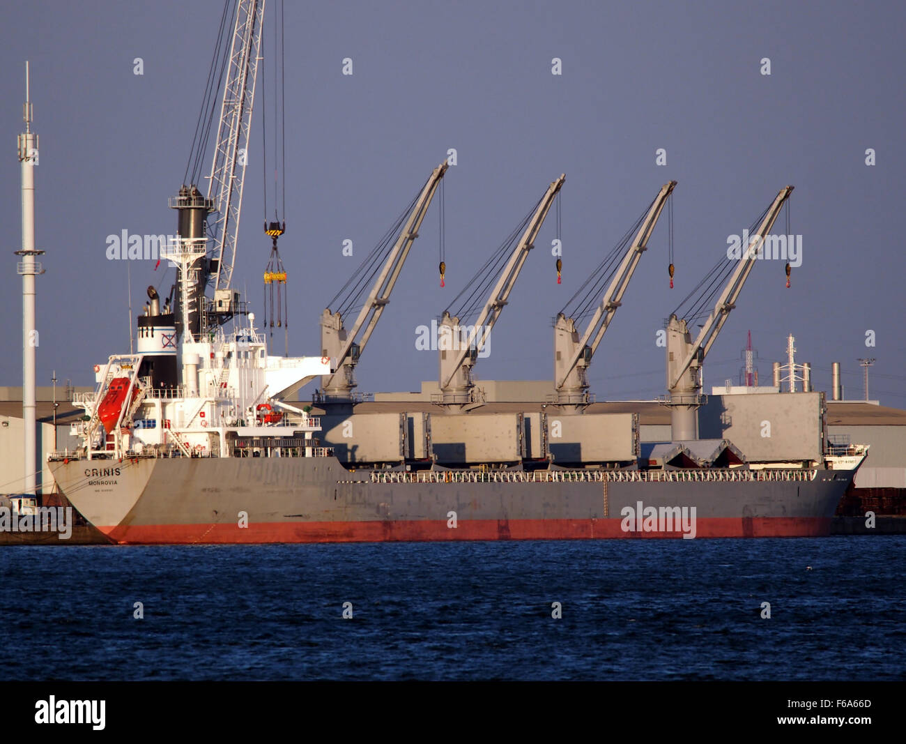 The Crinis is a container ship and oil tanker with IMO 9598165, operating from the Port of ...