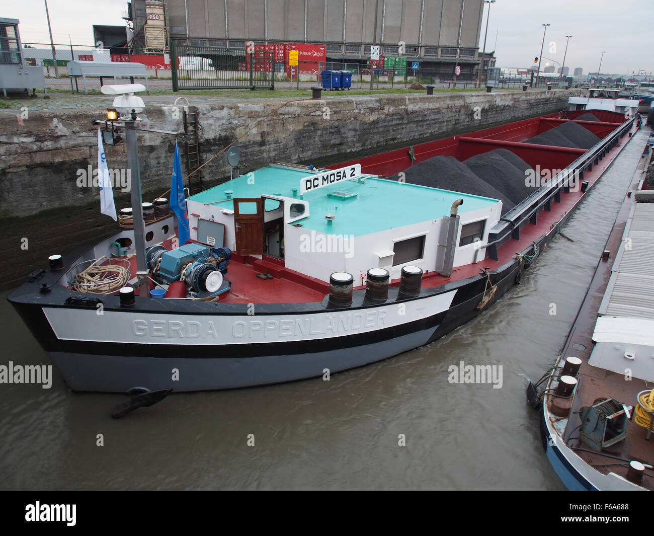 DC Mosa 2 (ship,1959), ENI 06004067, Royerssluis Port of Antwerp pic1 ...