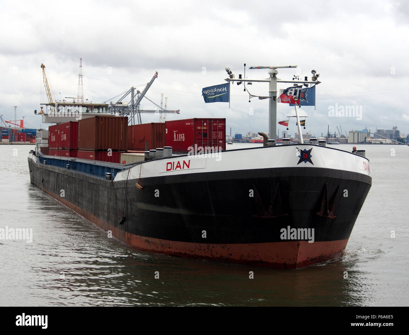 The Dian, with the registration number ENI 02326458, is seen navigating ...