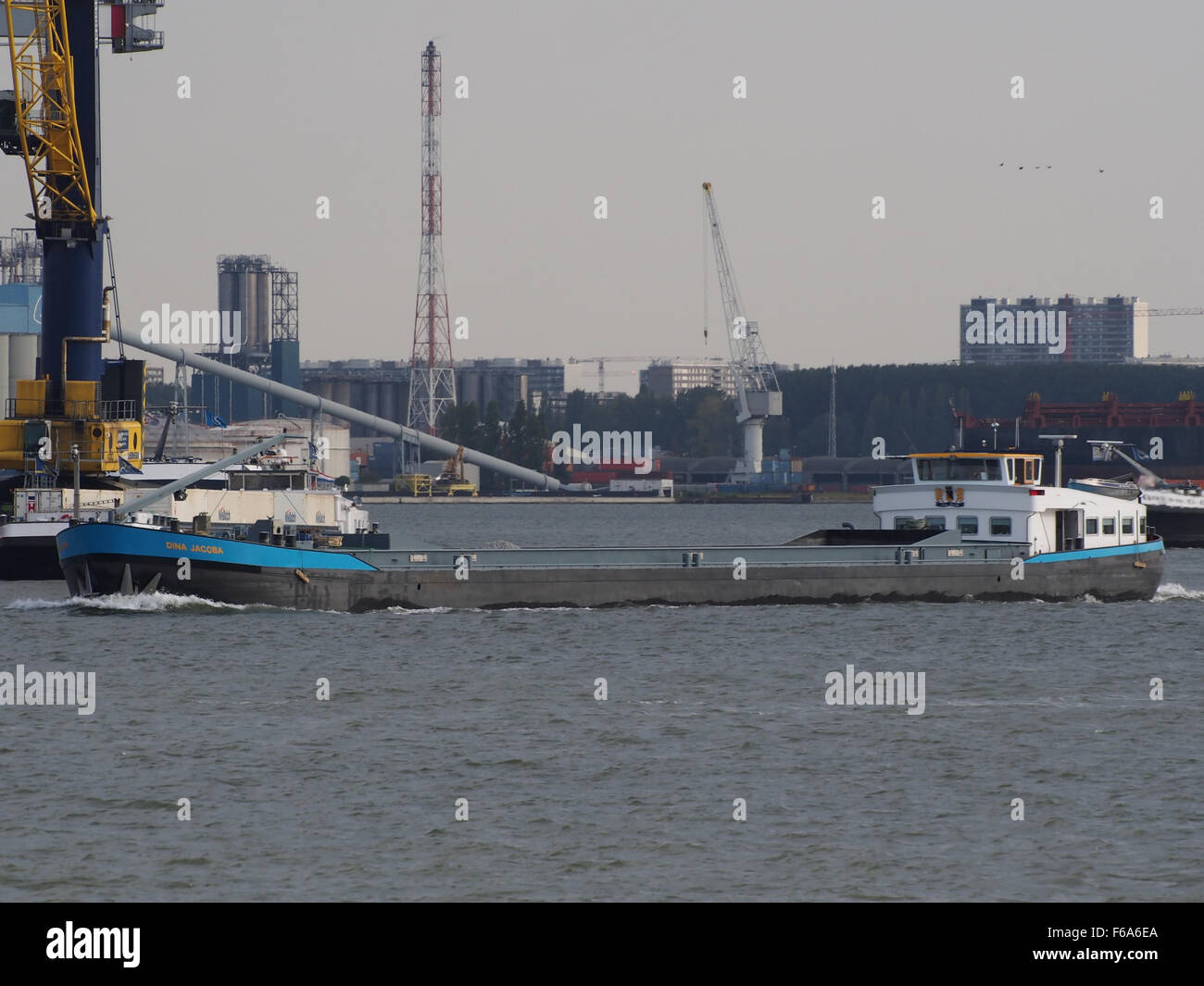 The Dina Jacoba, a 1966-built vessel, is pictured at the Port of ...