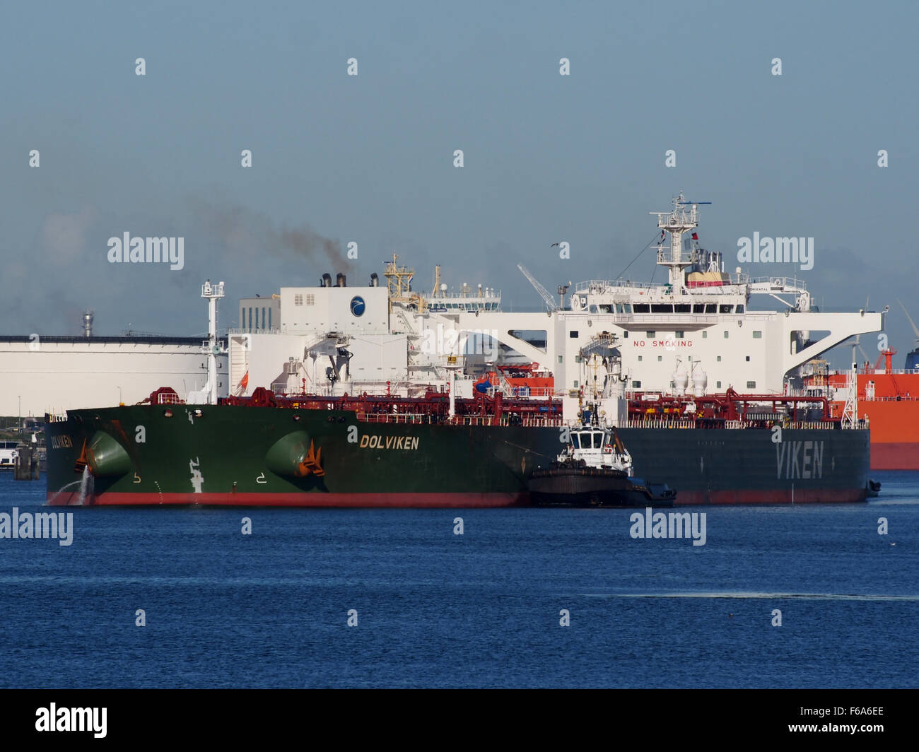 The Dolviken, a 2012-built container ship with IMO number 9587192, is ...