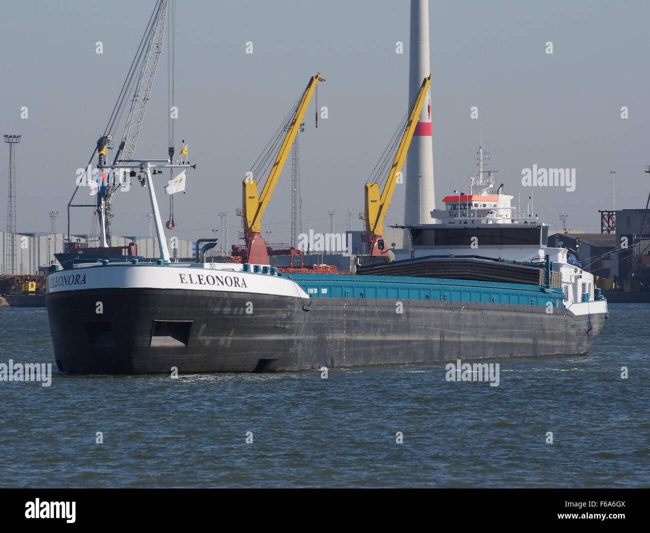 The Eleonora, an oil tanker with ENI number 02328937, is docked at the ...