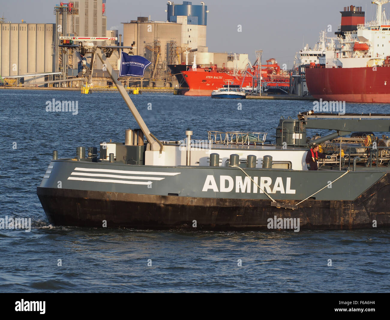 The *Admiral* is a large container ship identified by the ENI number ...
