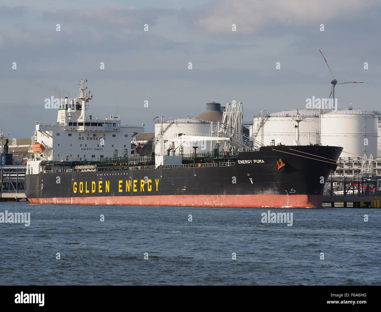 The Energy Puma is a container ship with IMO number 9388027, seen here ...