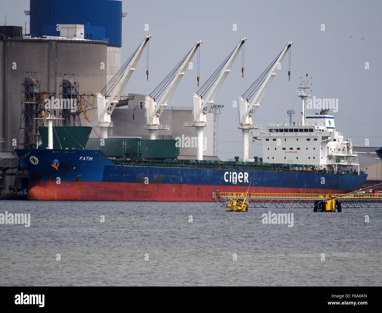 This image depicts the Fatih vessel (IMO 9579327) in the Port of ...