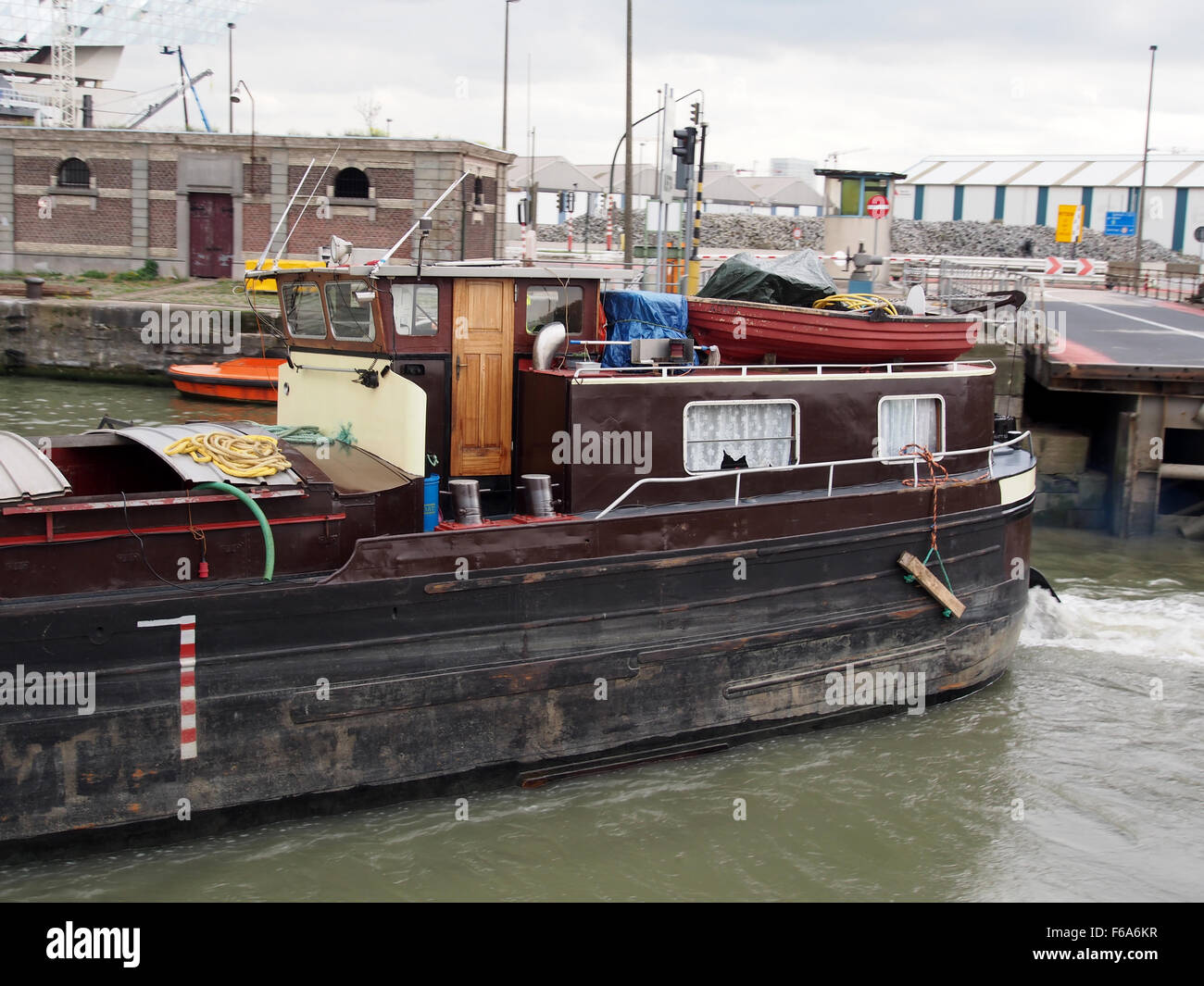 The 'Adria,' a 1928-built container ship, is shown in the Port of ...