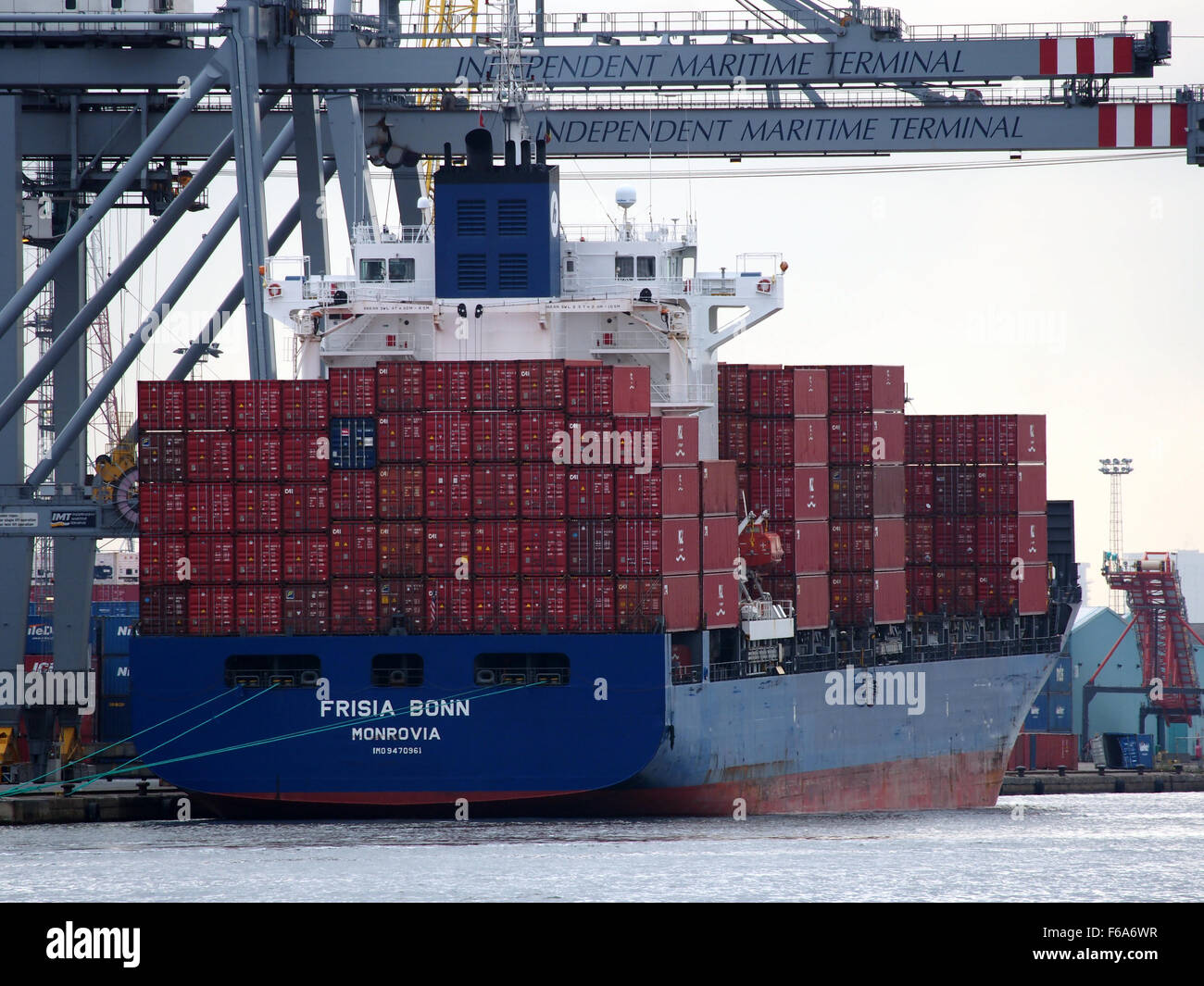 The Frisia Bonn is a container ship and oil tanker vessel, built in ...