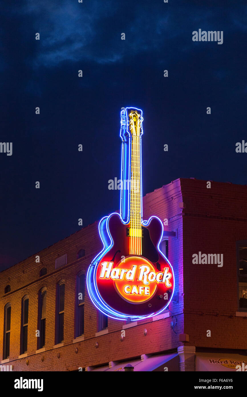 Memphis hard rock cafe hi-res stock photography and images - Alamy