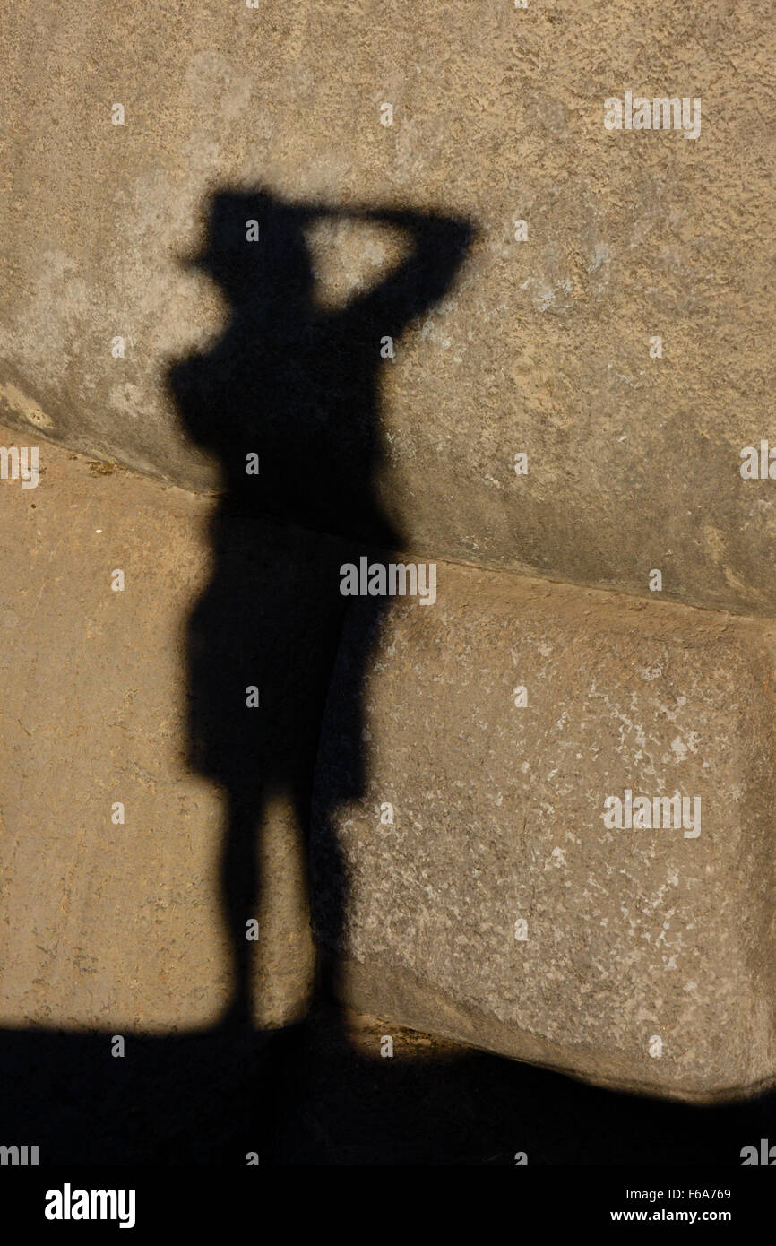 Shadow self portrait Stock Photo - Alamy