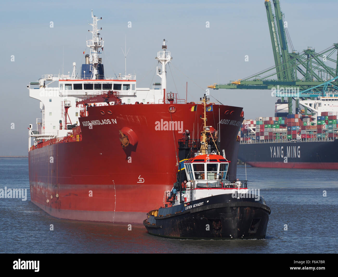 The Agios Nikolaos IV is a container ship built in 2010. With IMO ...
