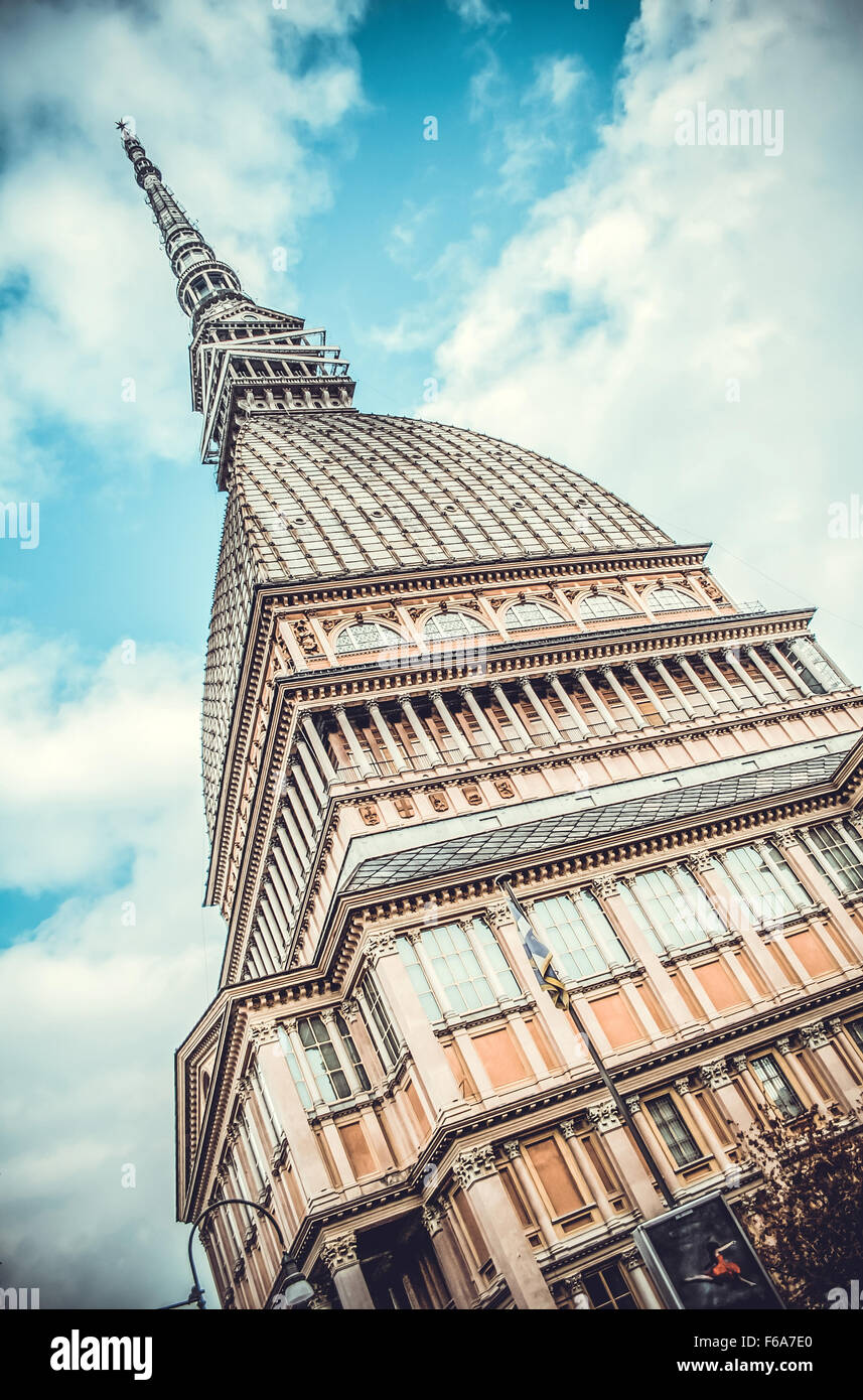 The tower Mole Antonelliana, symbol of Turin, Italy Stock Photo - Alamy