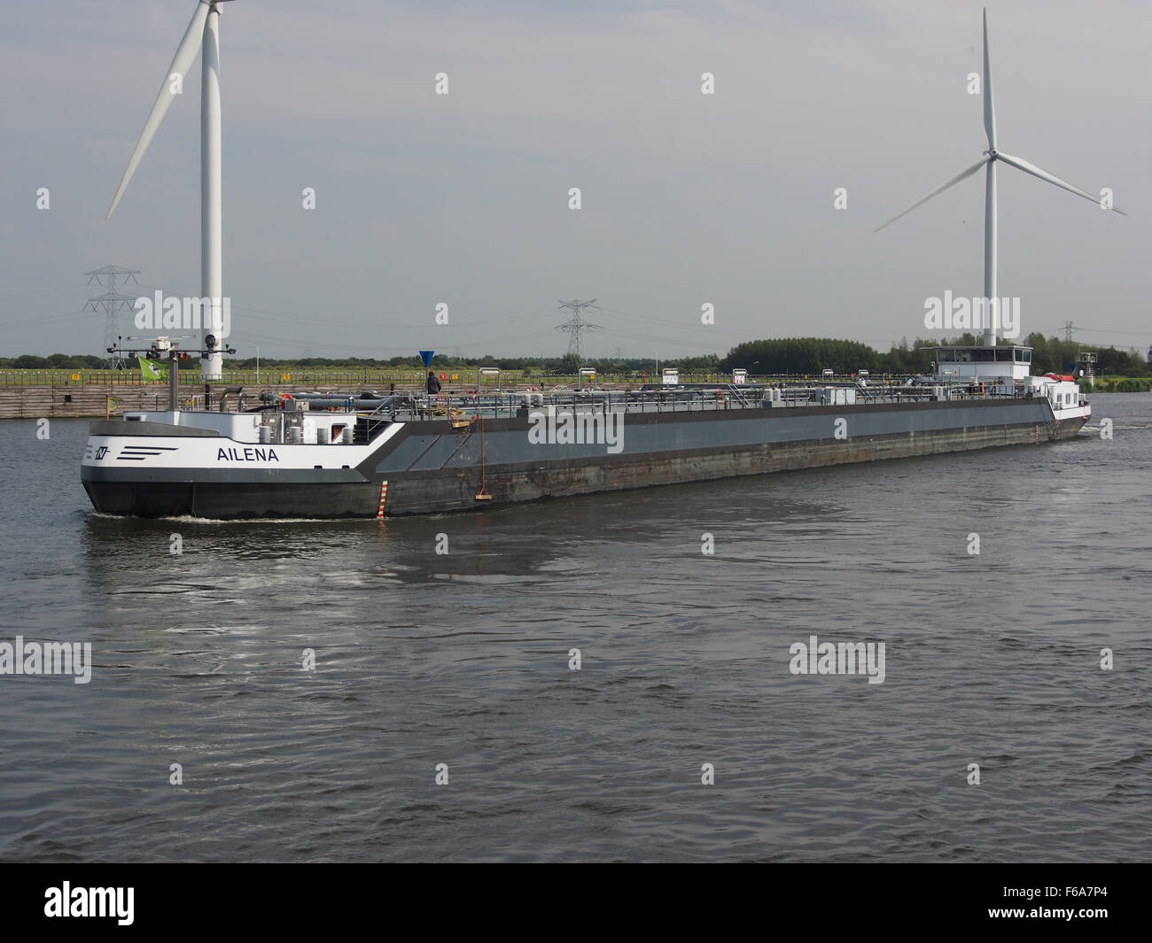A photograph of the container ship 'Ailena' (ENI 02326743) at the ...
