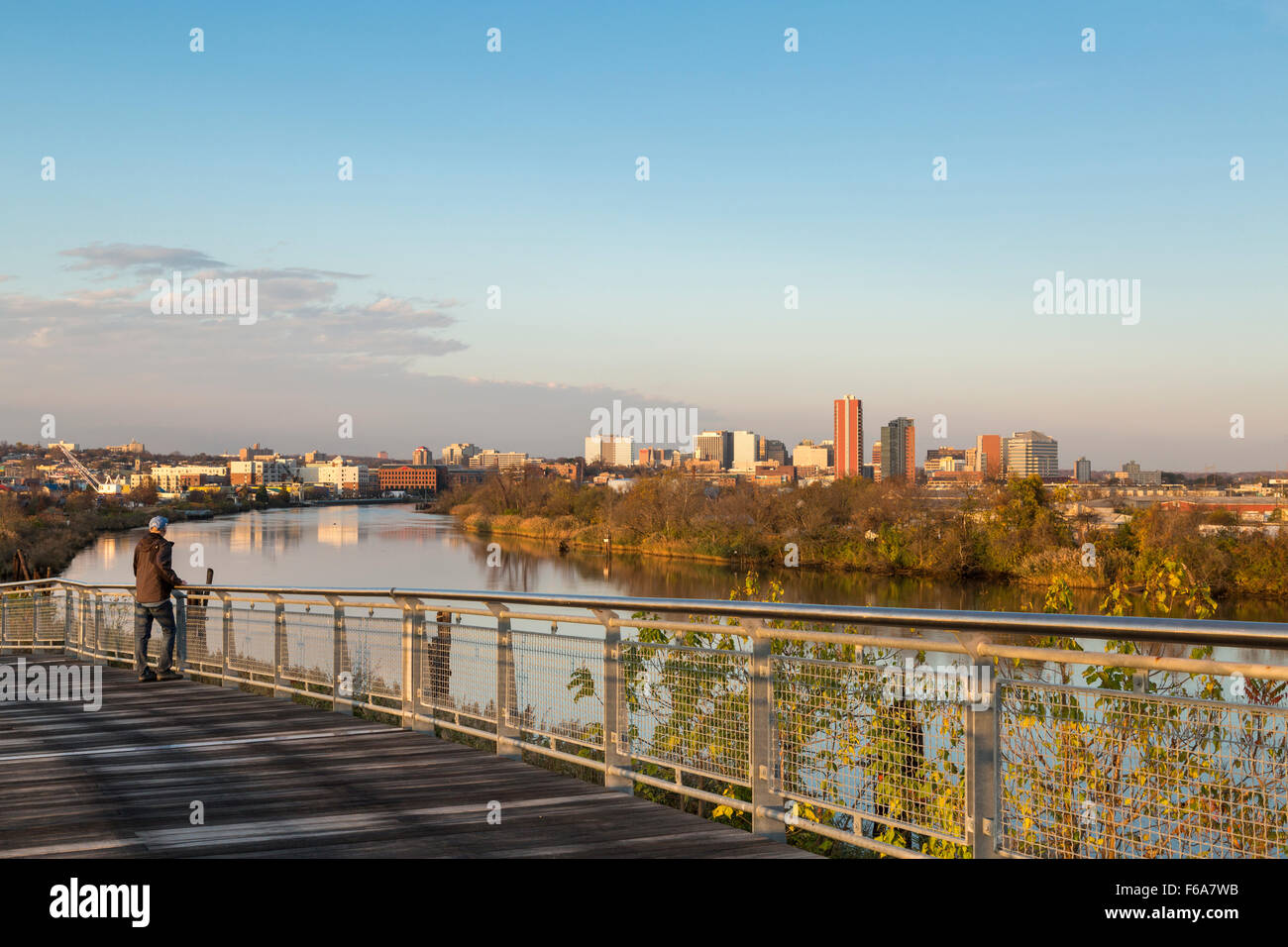 Riverfront on the Christina River - Bridge leading to DuPont ...