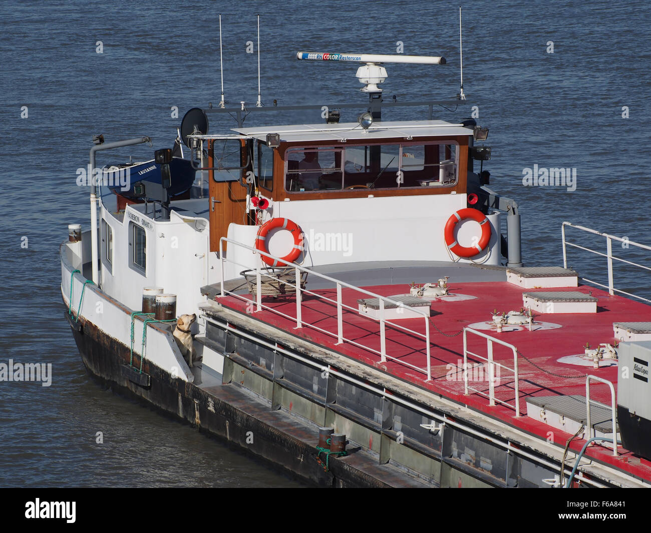 The Lausanne, a ship built in 1957, is shown in this image docked at ...