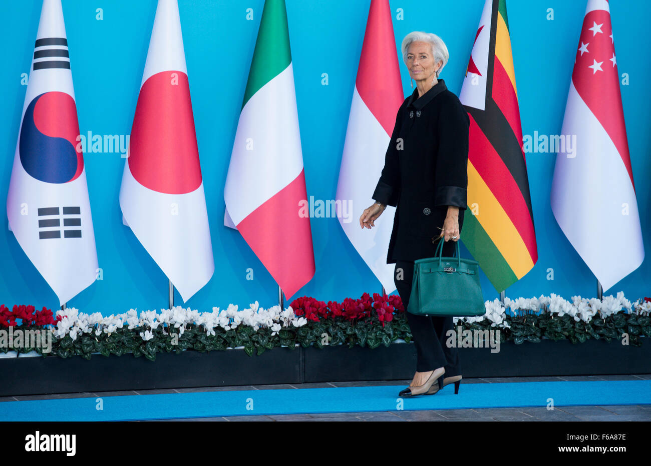 Antalya, Turkey. 15th Nov, 2015. Christine Lagarde, Managing Director ...