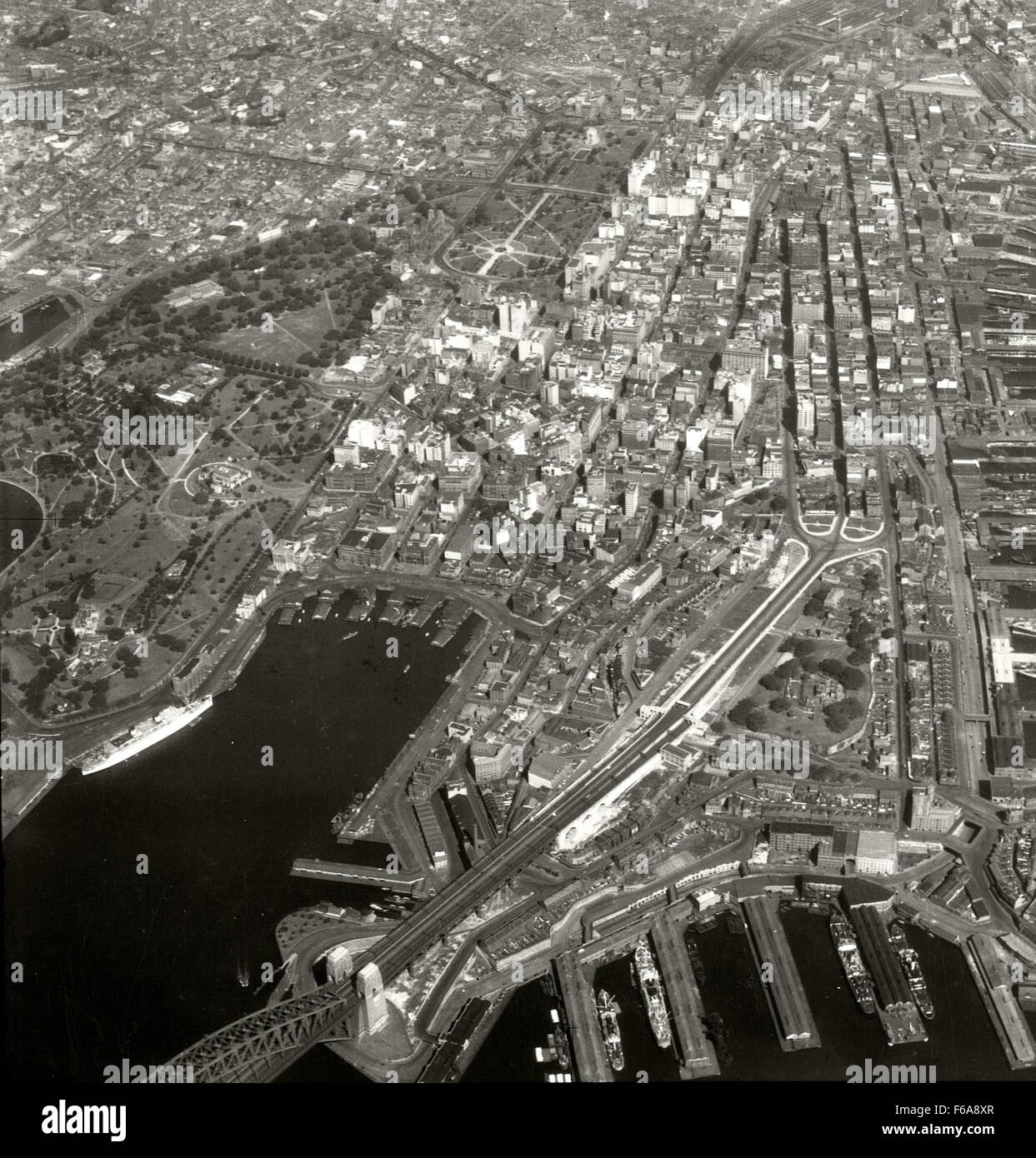 Circular Quay in Sydney, Australia, as seen in 1937, is a bustling ...