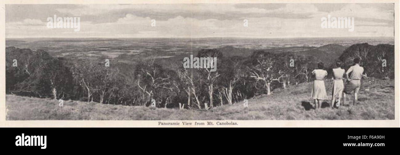Panoramic View from Mt Canobolas Stock Photo - Alamy