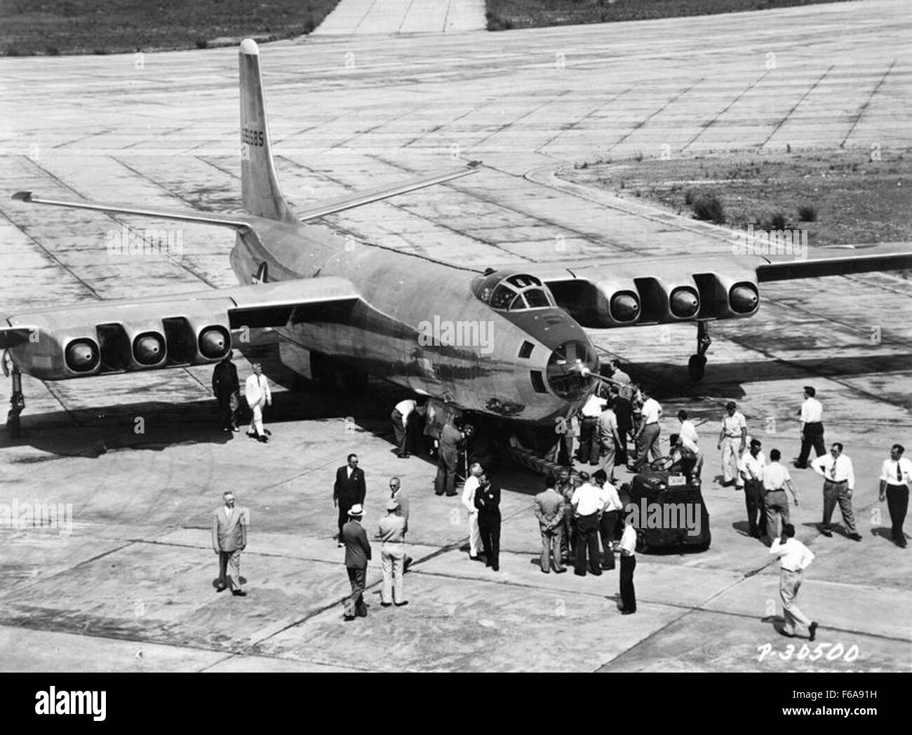 The XB-48, an experimental jet bomber developed by Boeing, during ...