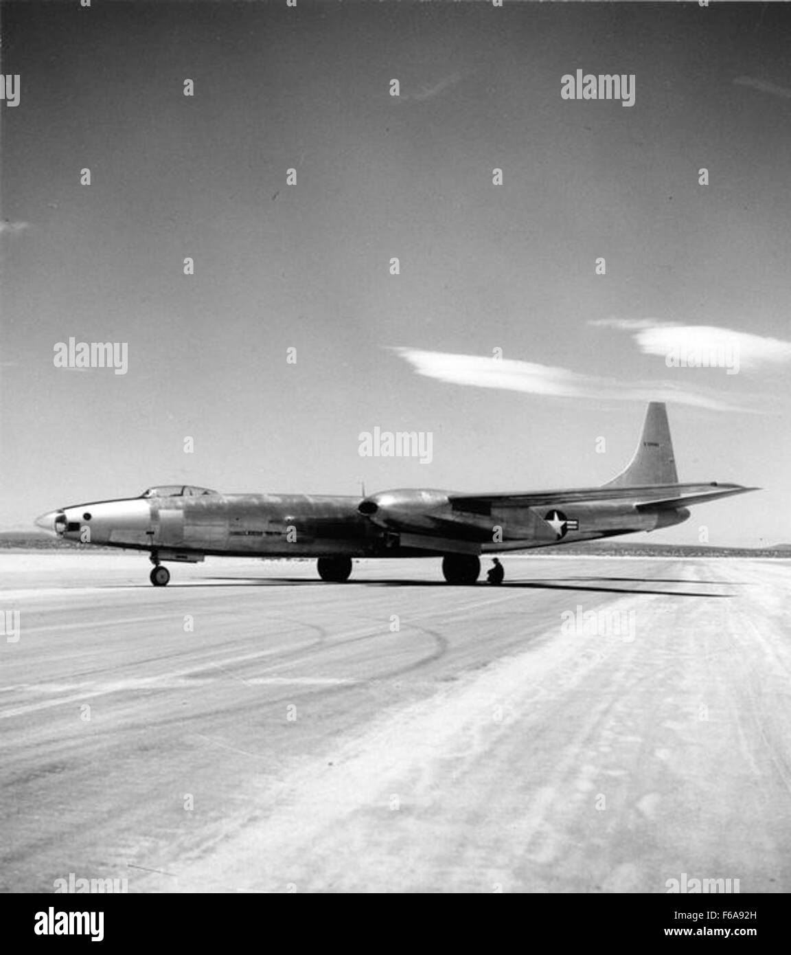 XB-46 Front Quarter 2, presenting a front-quarter view of the XB-46 ...