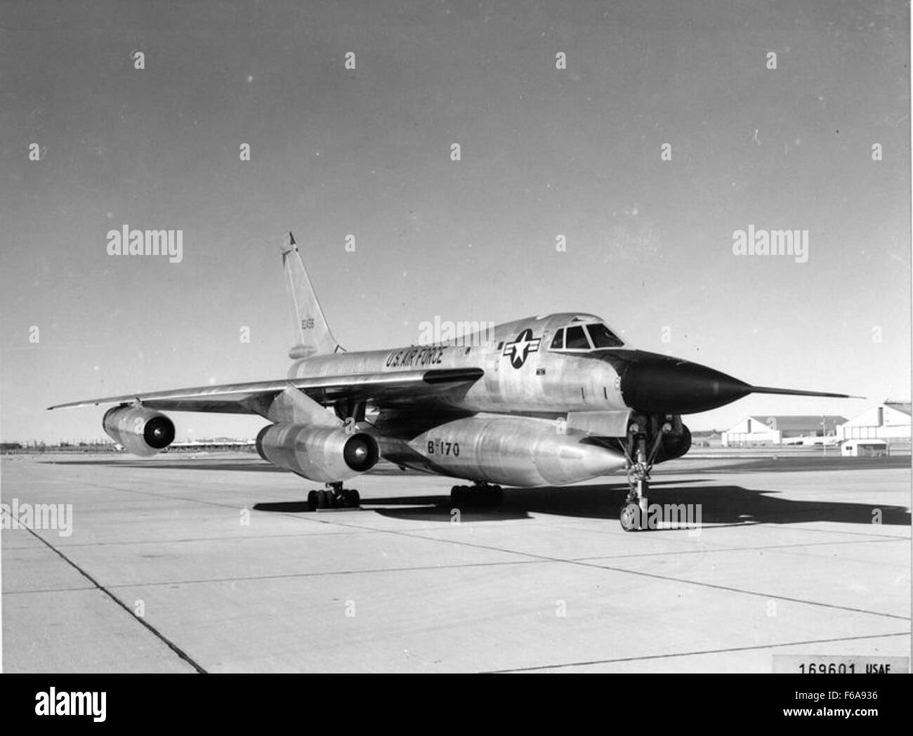 B-58 Front Quarter 2: The B-58 Hustler, a high-speed supersonic bomber ...