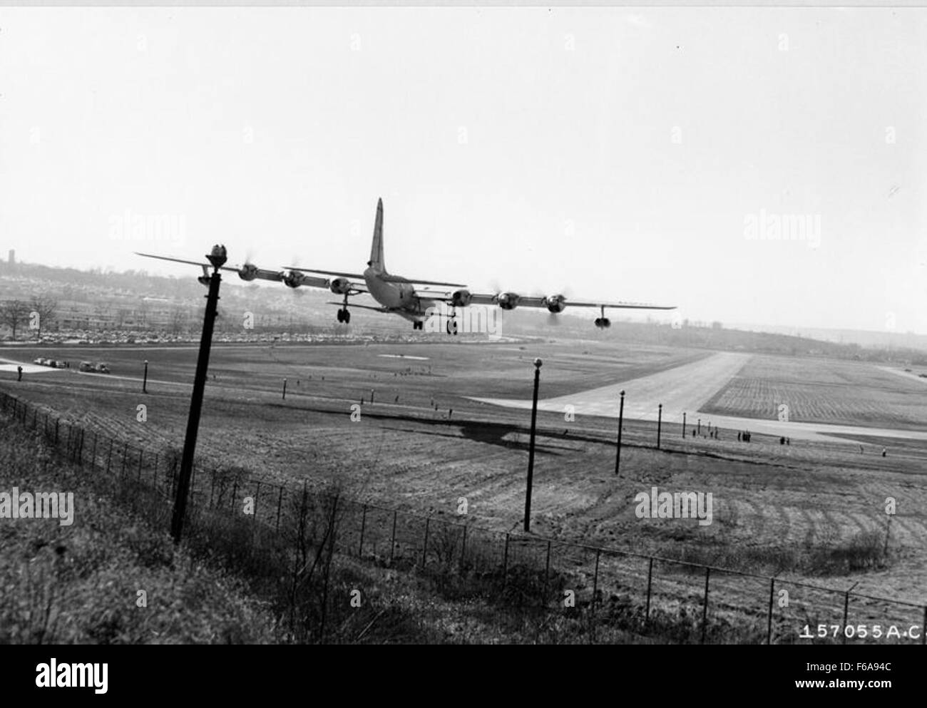 B-36 with B-58 2, an image featuring both the B-36 Peacemaker and the B ...