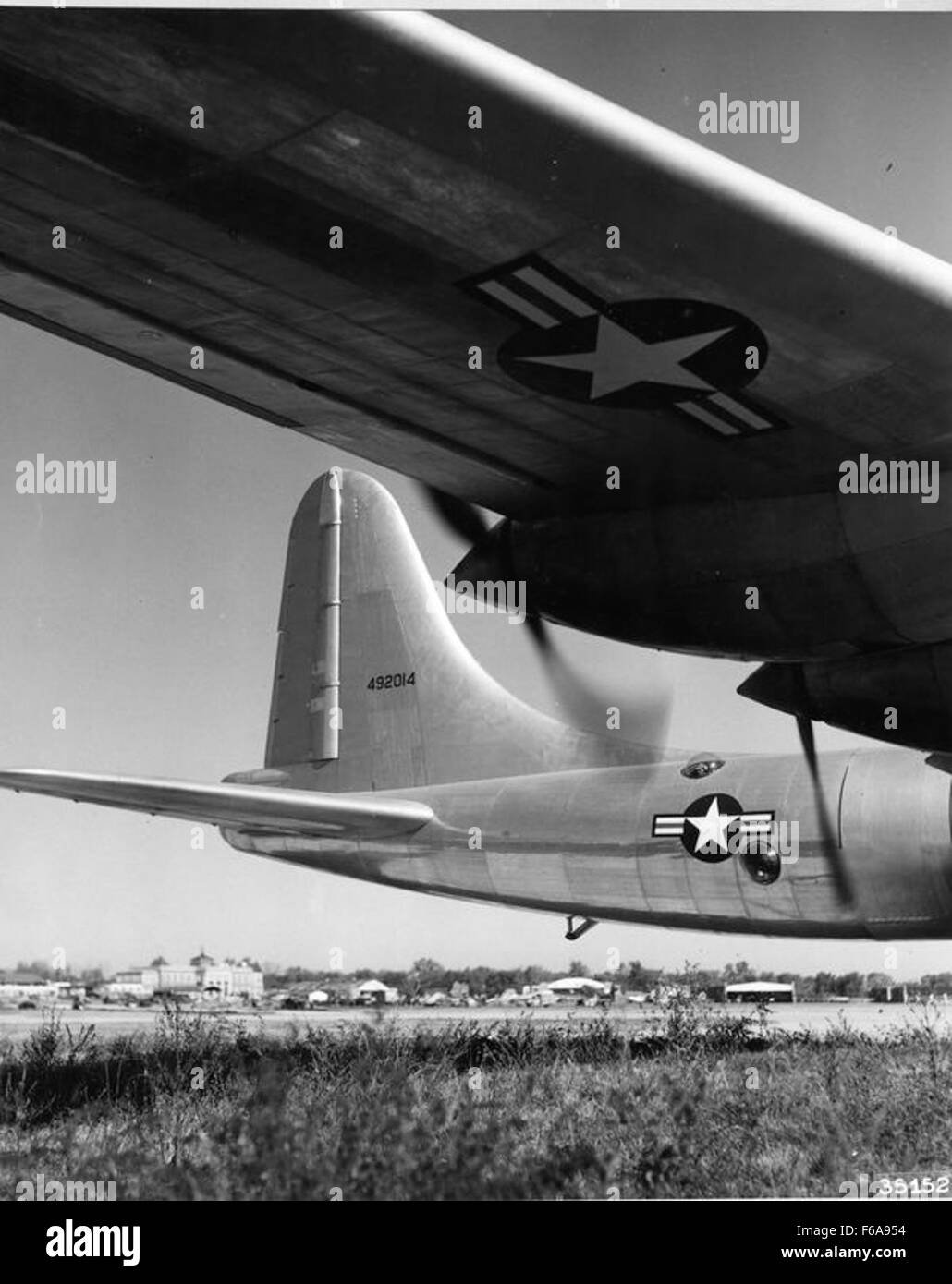 The B-36 Peacemaker, a long-range strategic bomber developed by Convair ...