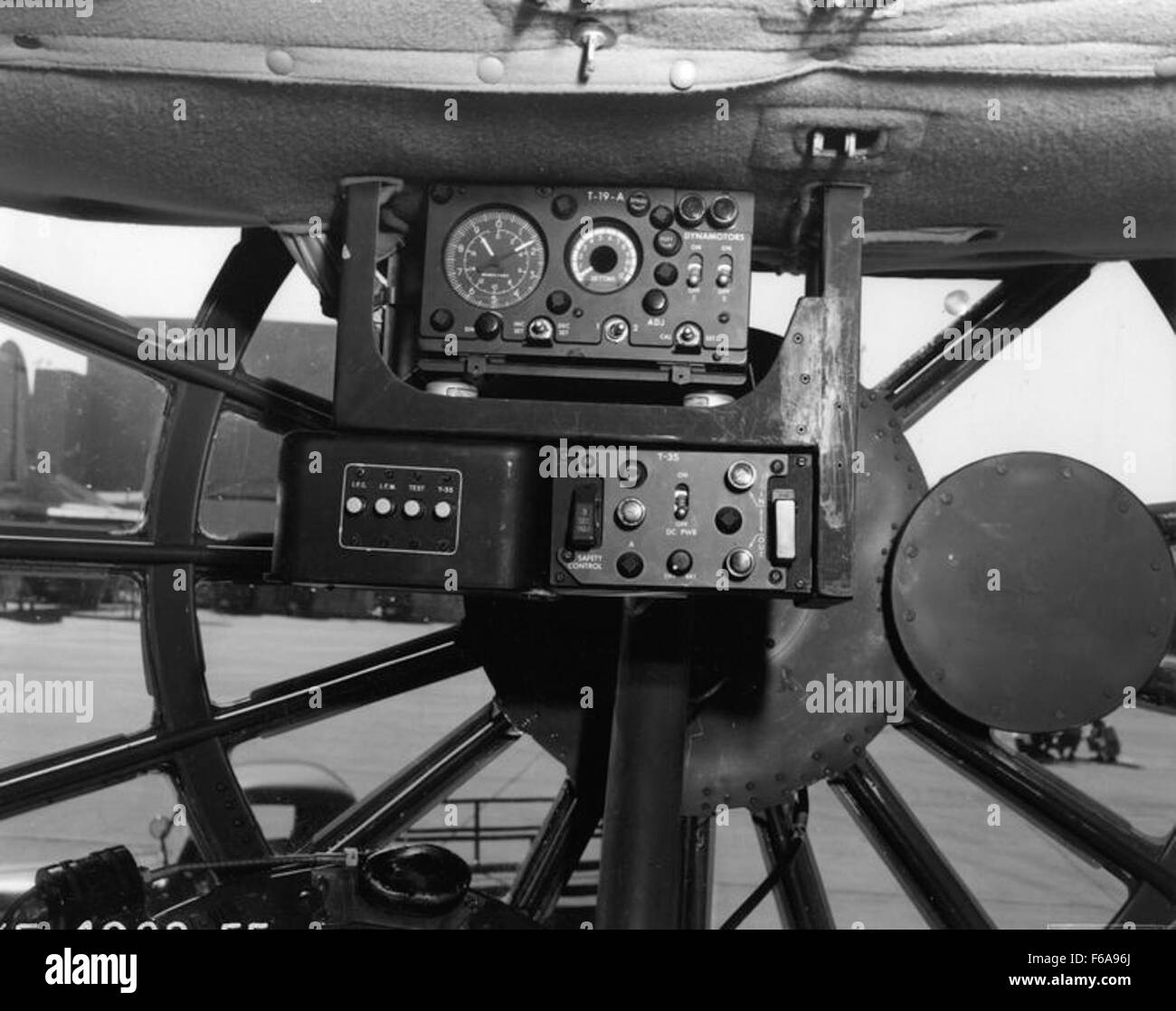 A close-up of the FICON (Fighter-Conversion) control system on the B-36 ...