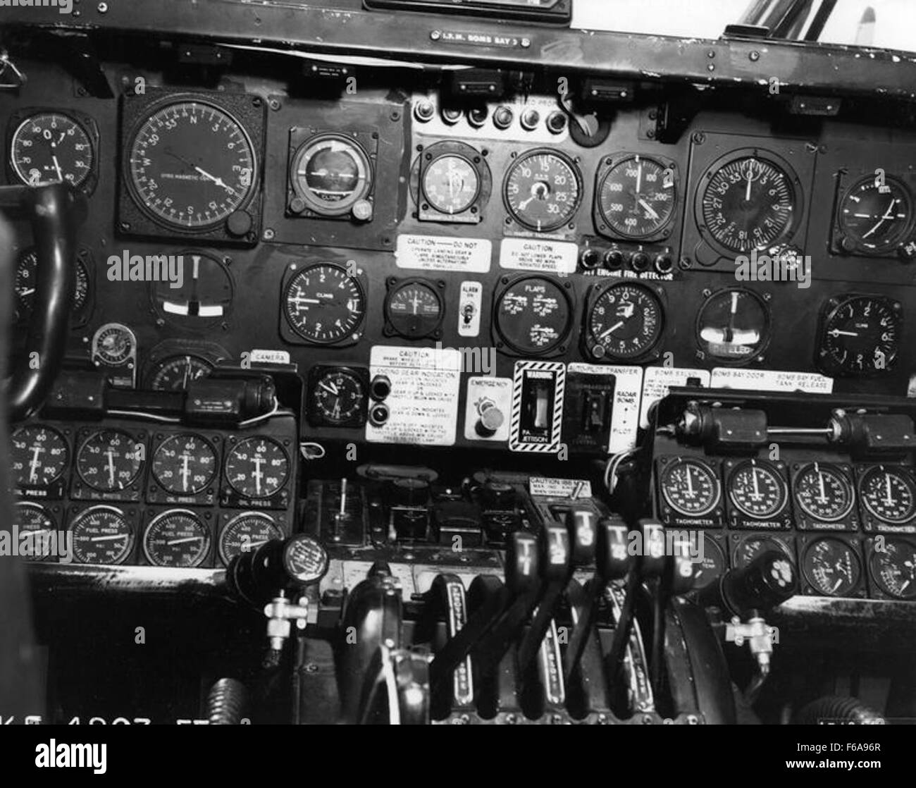 B-36 FICON Controls 1 Stock Photo - Alamy