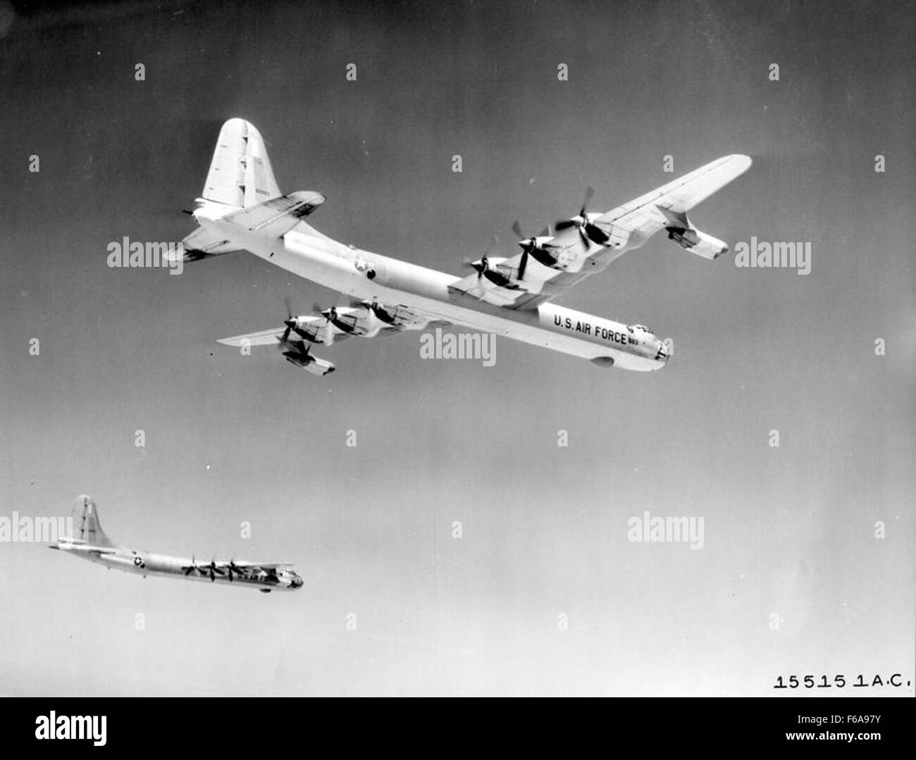 The B-36 Peacemaker, a U.S. Air Force strategic bomber, shown on the ...