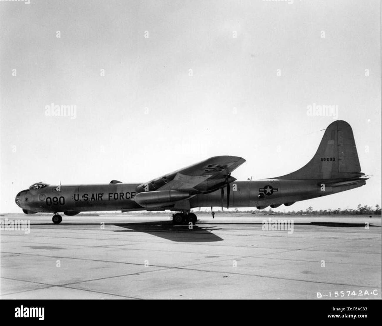 A B-36 Peacemaker, a strategic bomber used by the U.S. Air Force ...