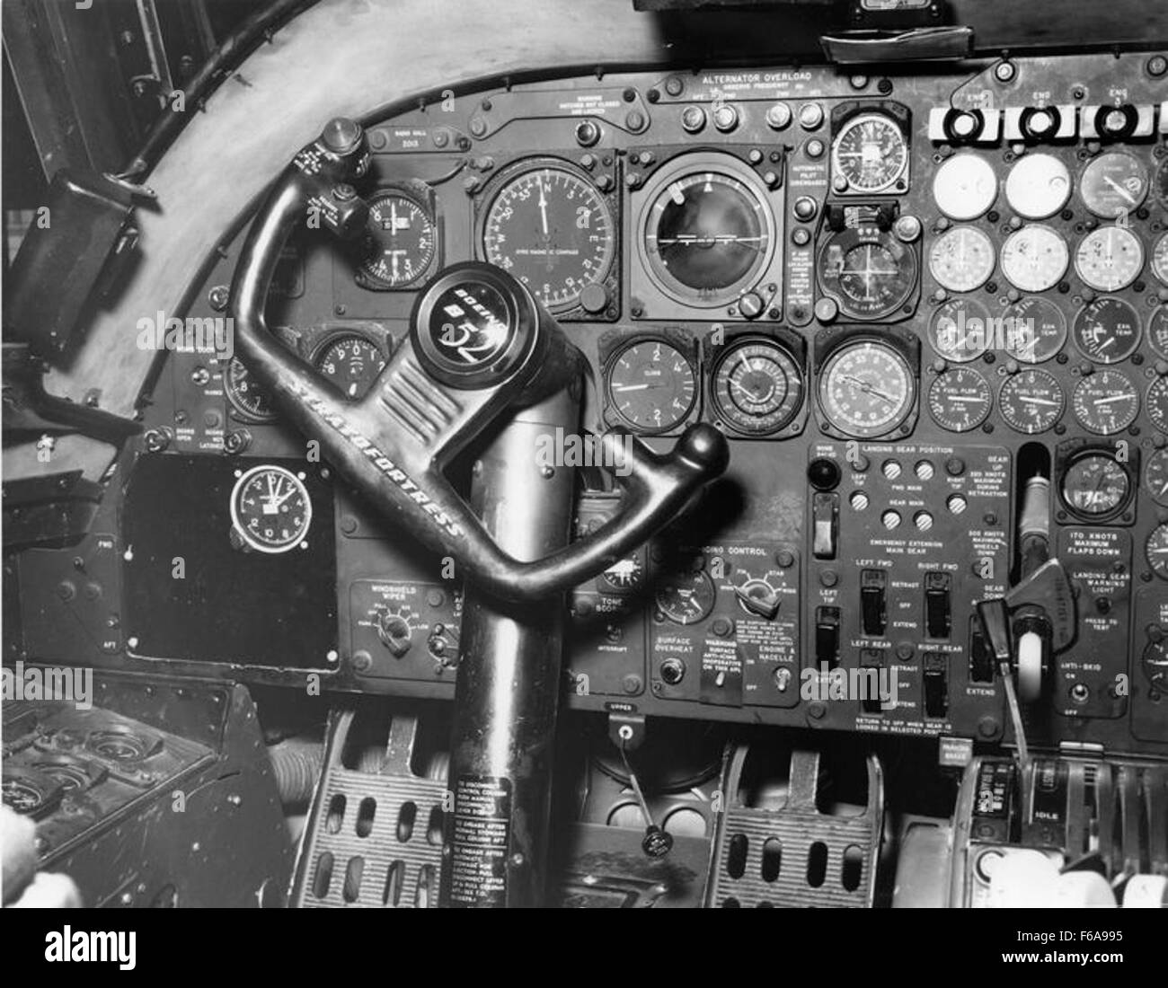 B-52 I-Panel, an image of the cockpit instrument panel from the B-52 ...