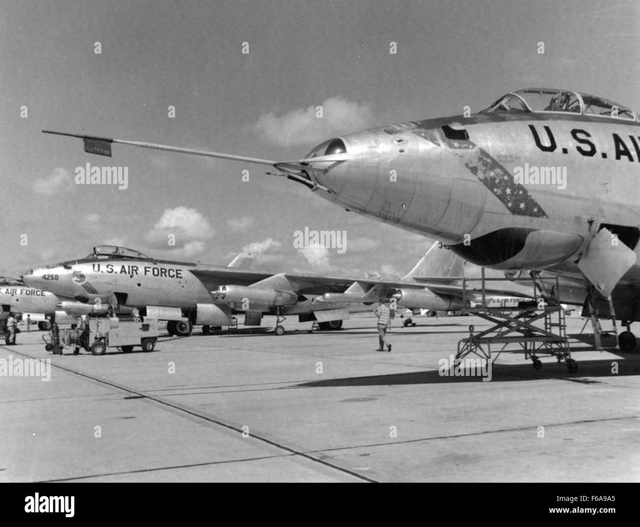B 47 flight Black and White Stock Photos & Images - Alamy