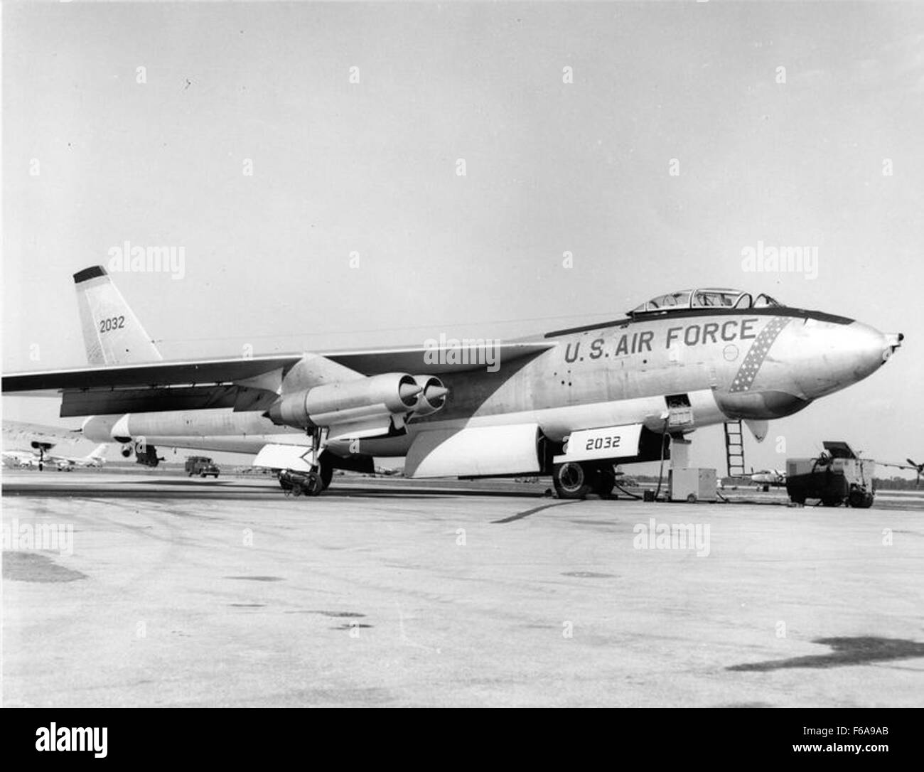 The B-47 Stratojet, a U.S. Air Force jet bomber, pictured at Orlando ...