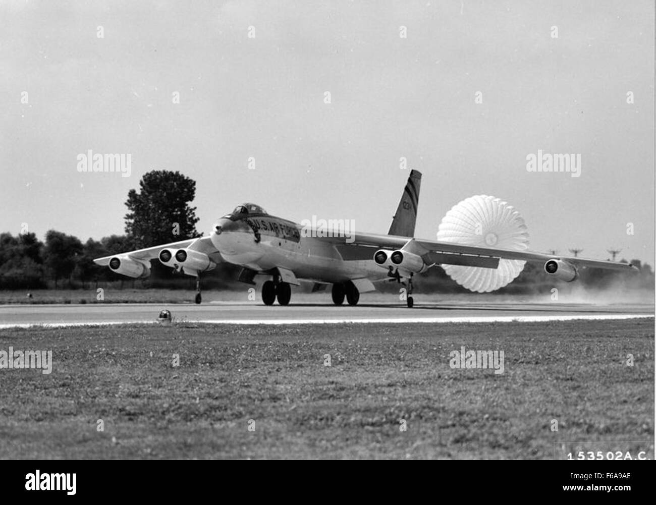 The Boeing B-47 Stratojet, a six-engine jet bomber used by the U.S. Air ...