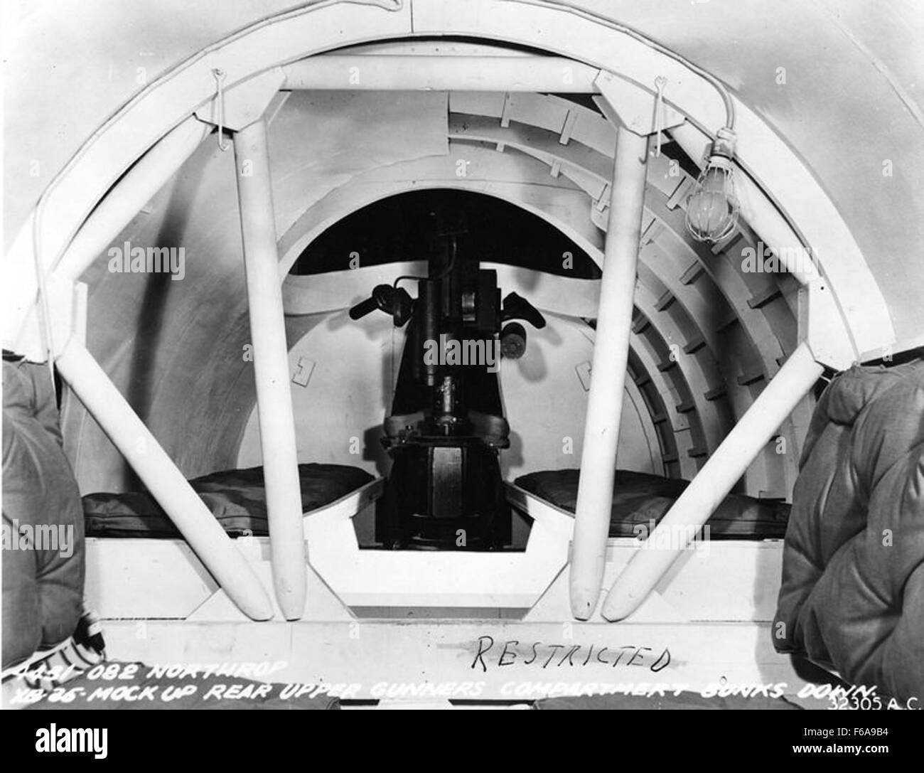 YB-49 In Flight, showcasing the flying wing design of the Northrop YB ...