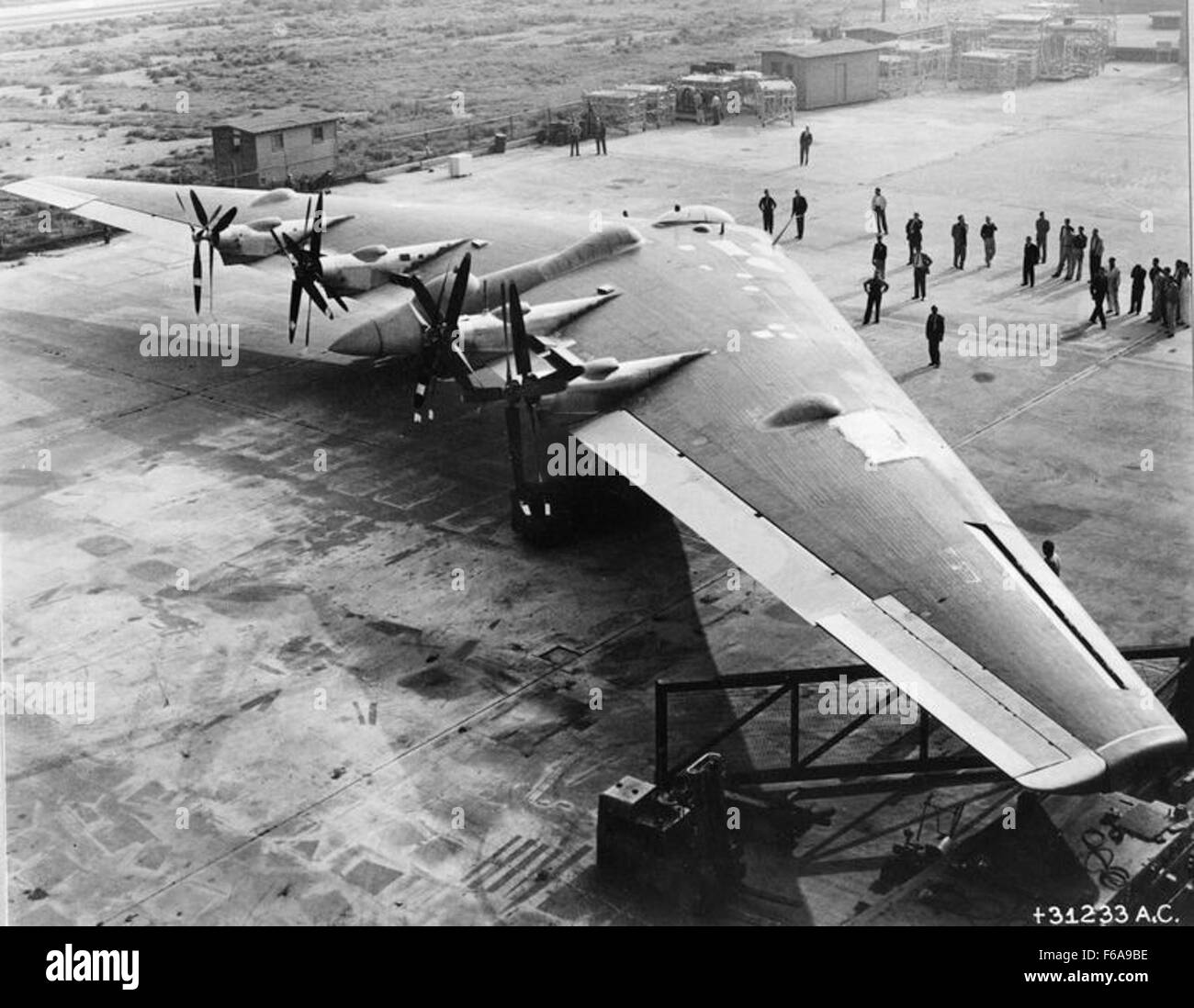 Northrop flying wing xb 35 Black and White Stock Photos & Images - Alamy