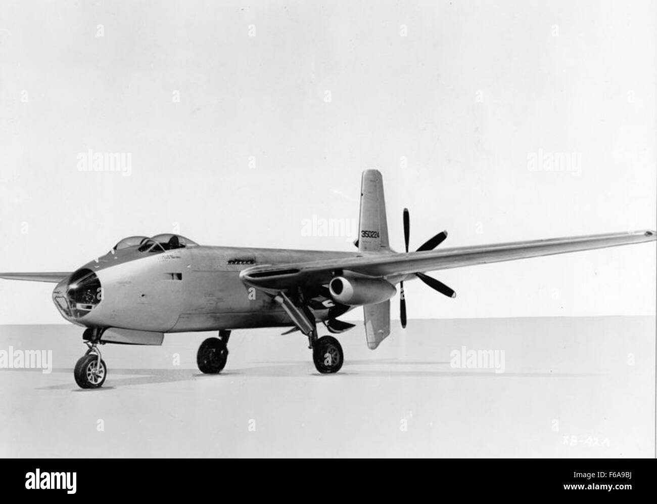 XB-42A Front Quarter 2 Stock Photo - Alamy