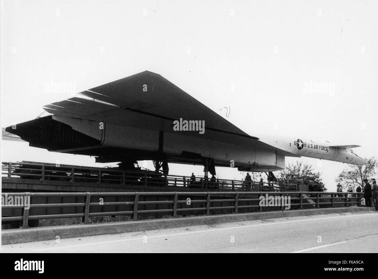 The B-70 Valkyrie, a supersonic bomber developed by the U.S. Air Force ...