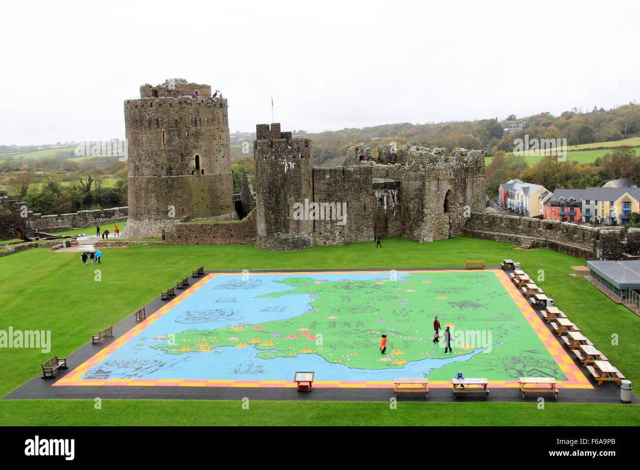 Great Tower, Dungeon Tower and Garderobe, Pembroke Castle ...